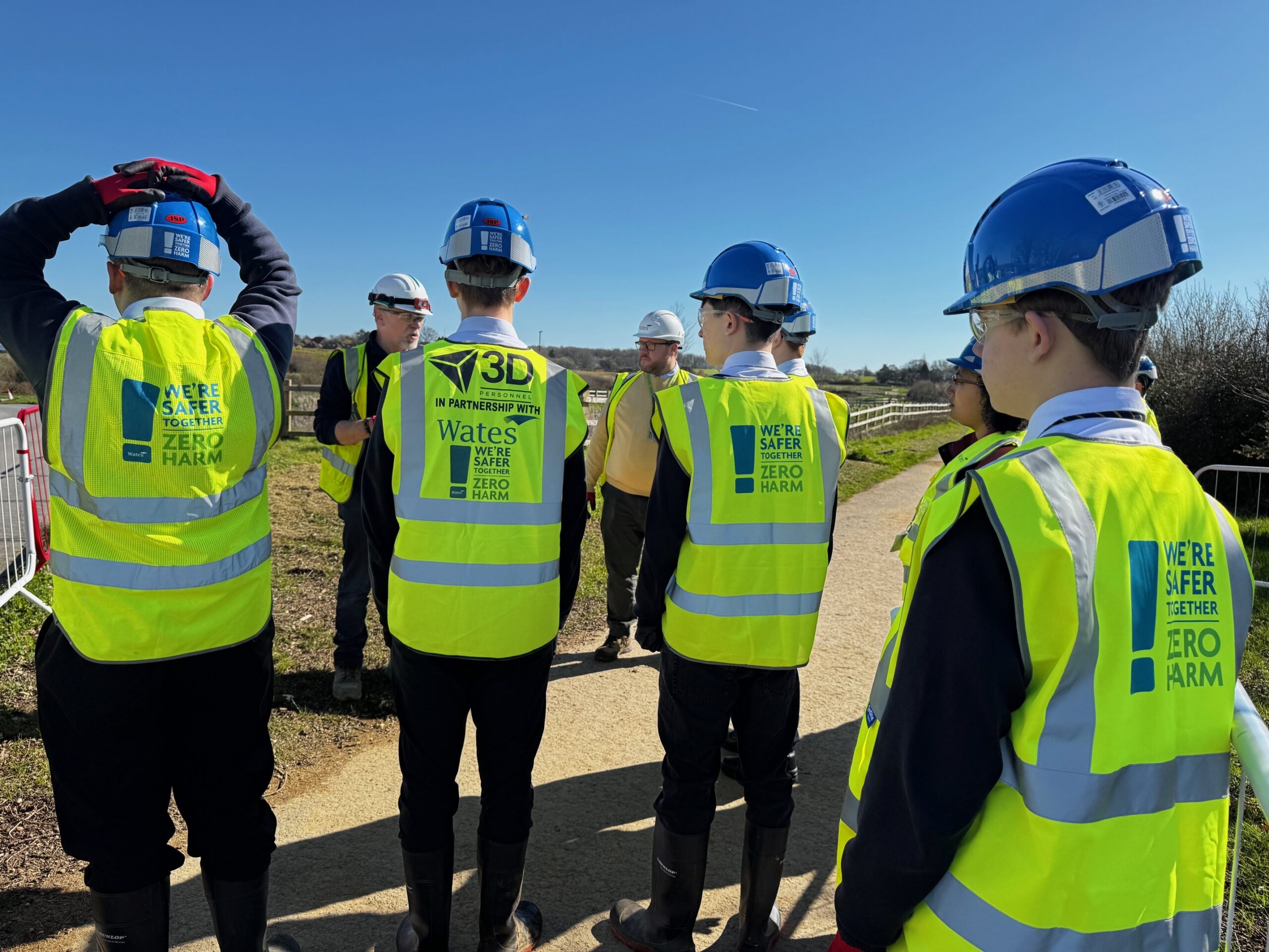 Wyvern College students get a taste of life on site - One Horton Heath